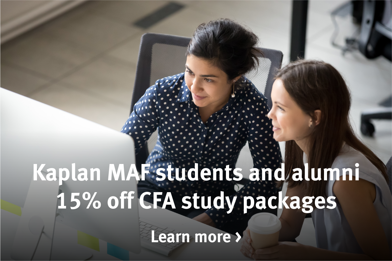 CFA-MAF Pathways | Kaplan Professional